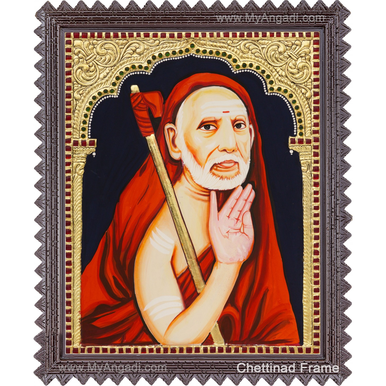 Kanchi Maha Periyavar Tanjore Painting, Buy Kanchi Maha Periyavar ...