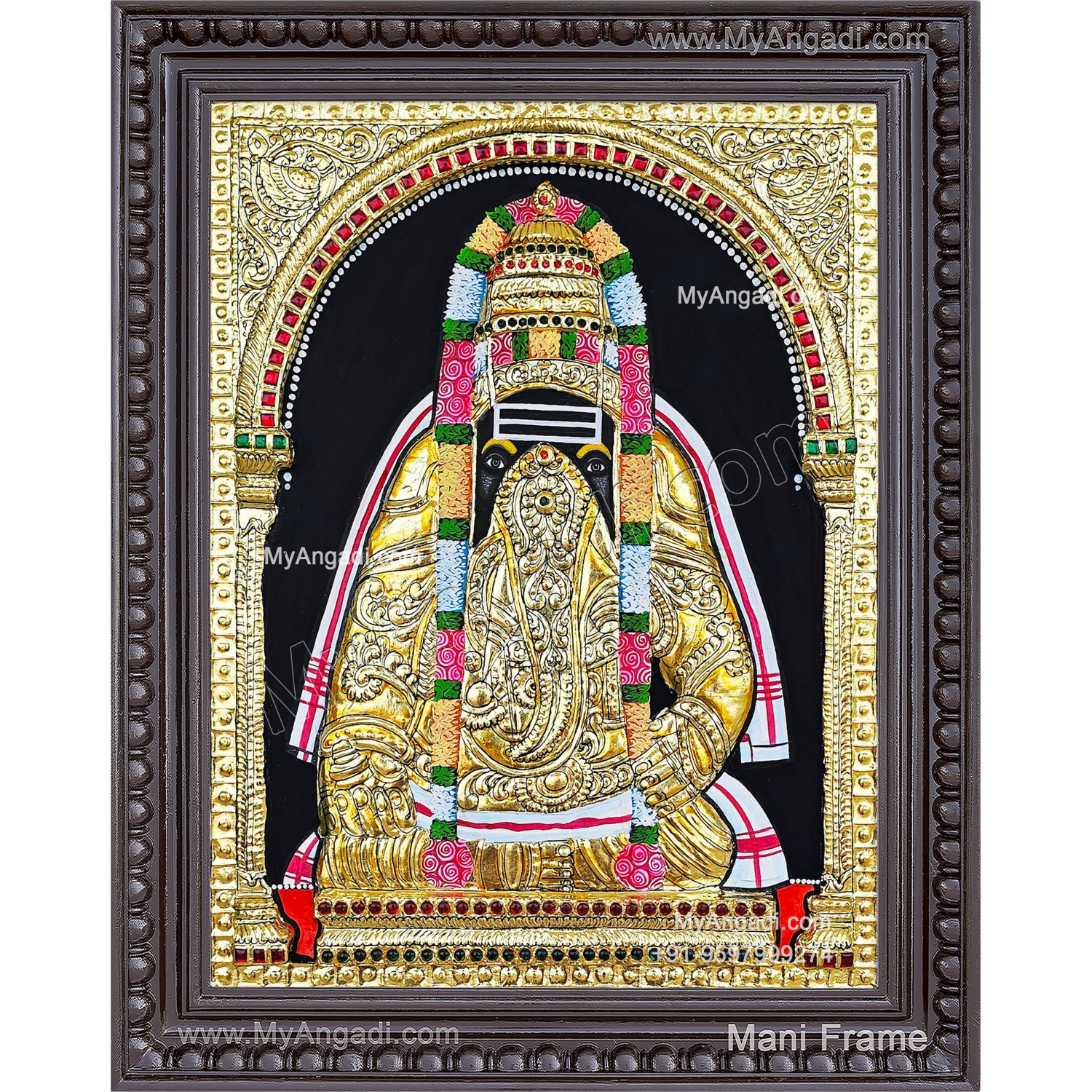 Pillayar 2D Tanjore Painting