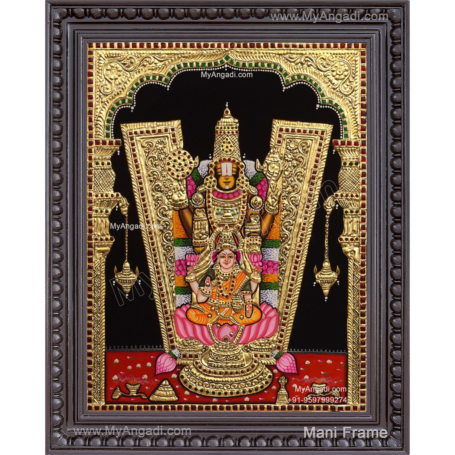 Balaji Lakshmi Tanjore Paintings