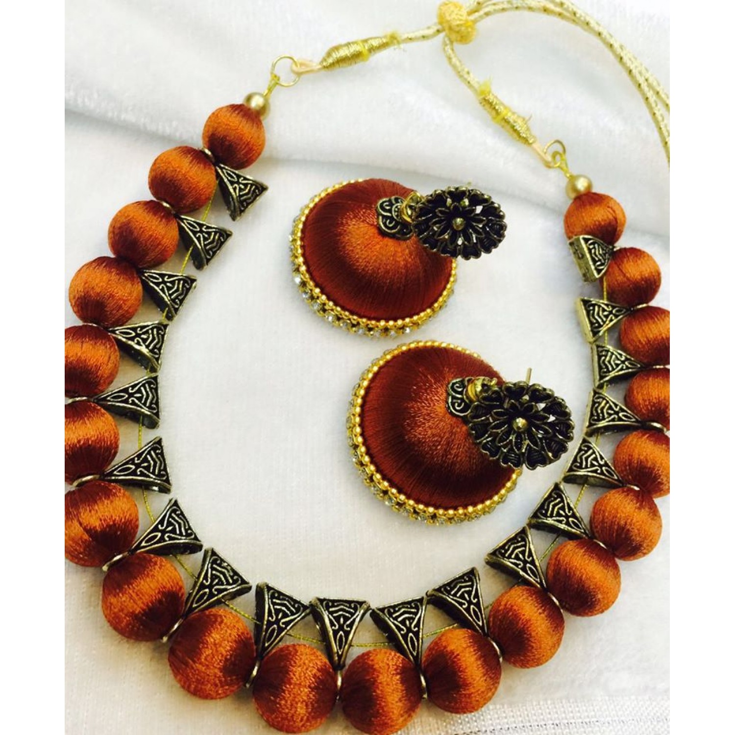 Silk Thread Necklace