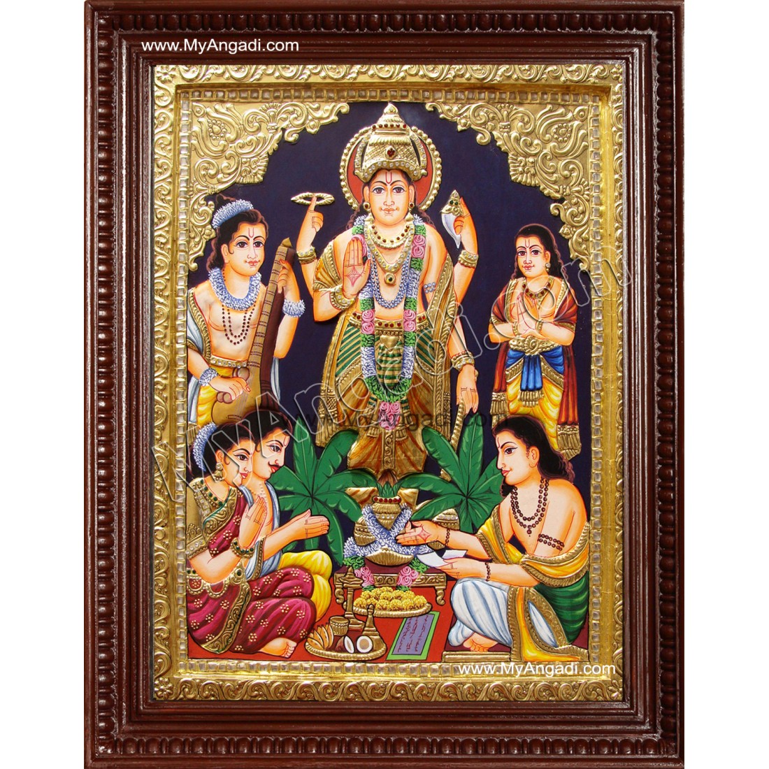 Sathya Narayanan Tanjore Painting